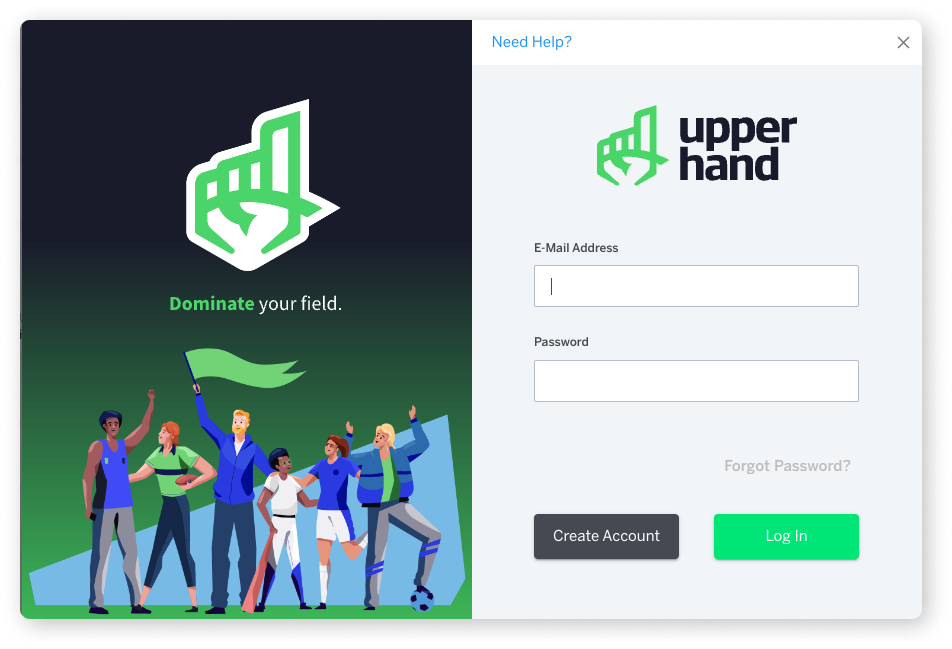 Log in to Upper Hand