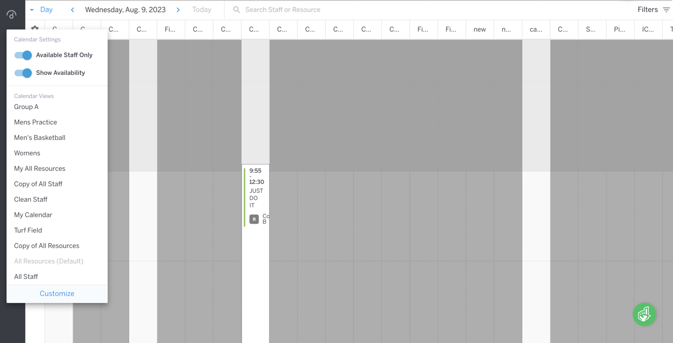 Create Custom Calendar View
